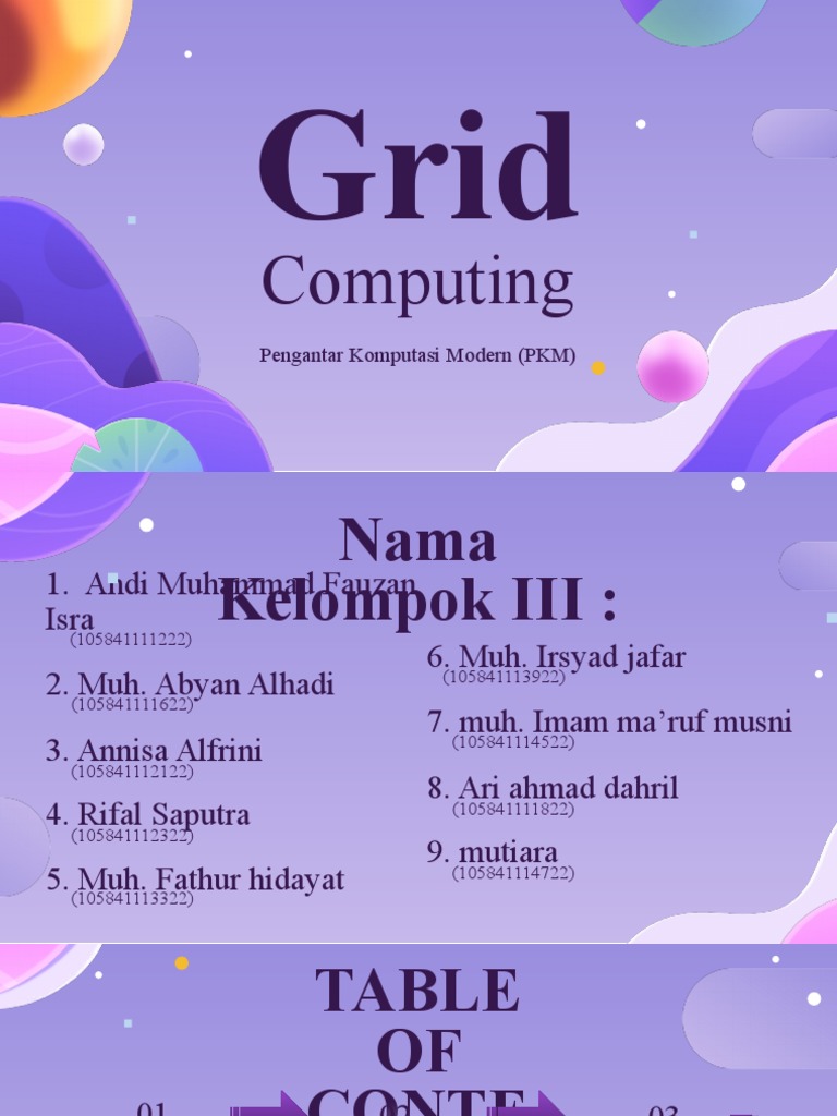 Kelompok 3, Grid Computing | PDF | Teknologi & Rekayasa