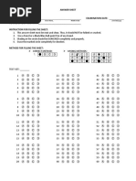 Answer Sheet 25 | PDF