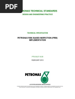 Petronas Technical Standards: PETRONAS Risk-Based Inspection (PRBI) | PDF | Risk | Corrosion