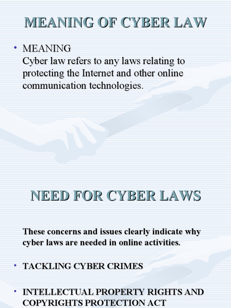 Cyber Laws | PDF | Computers