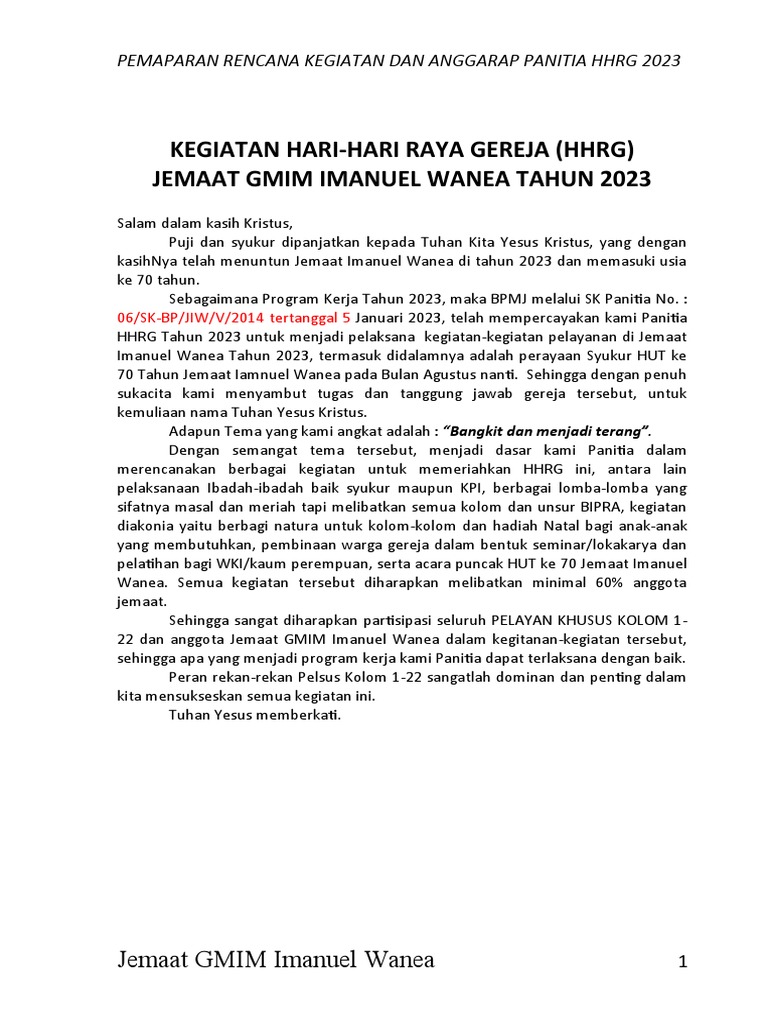 Pemaparan HHRG | PDF