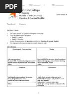 Example Form 1 Science Paper (With Answers) | PDF | Combustion ...