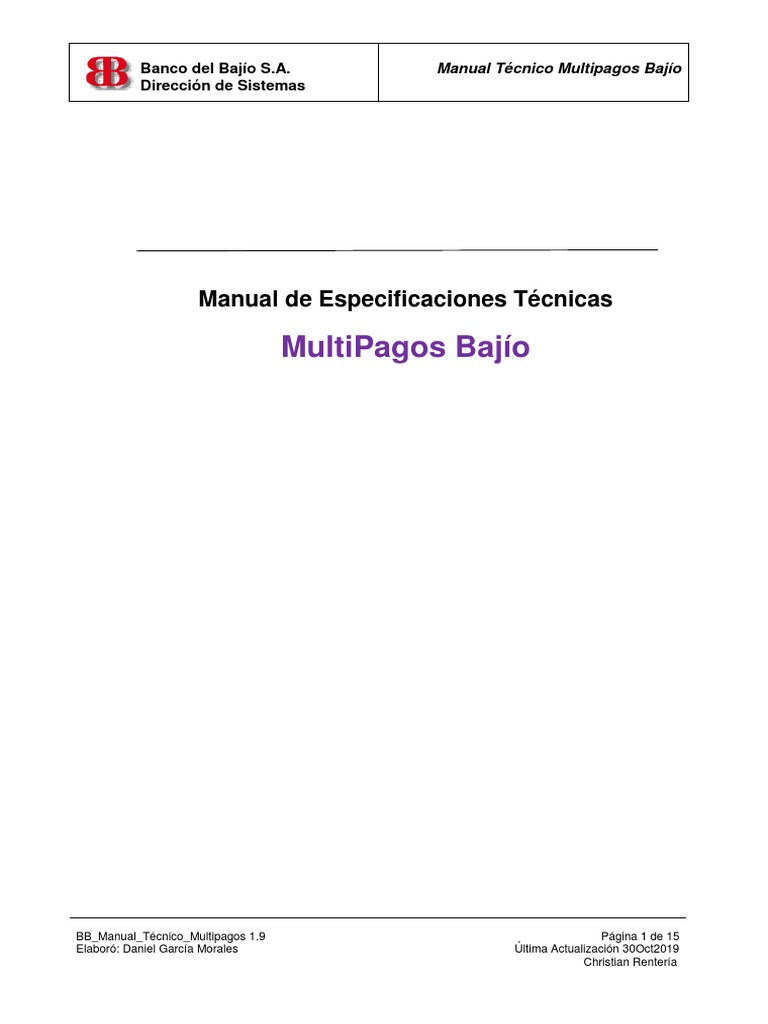 BB - Manual - Técnico - Multipagos1 9 | PDF | Php | Ingeniería Informática