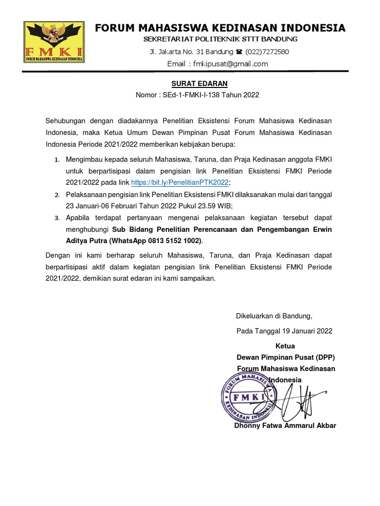 138 SE Penelitian Eksistensi FMKI | PDF | Seni