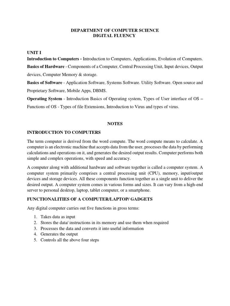 unit-1-digital-fluency-pdf-random-access-memory-read-only-memory