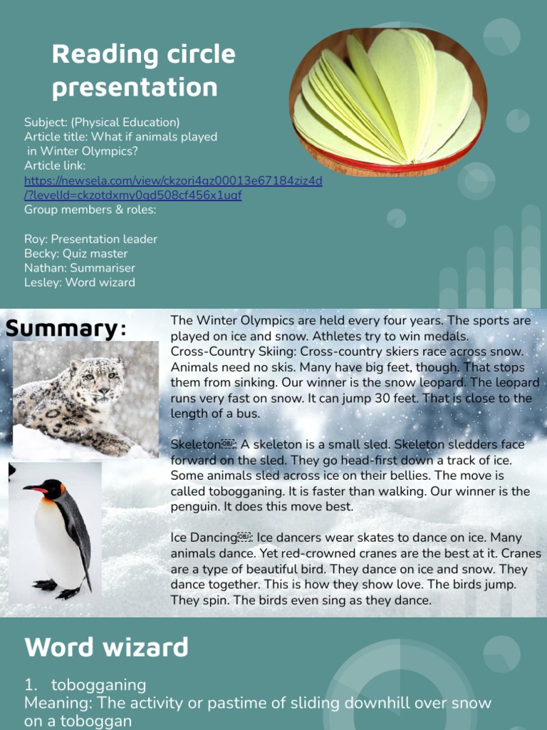 Reading Presentation | PDF