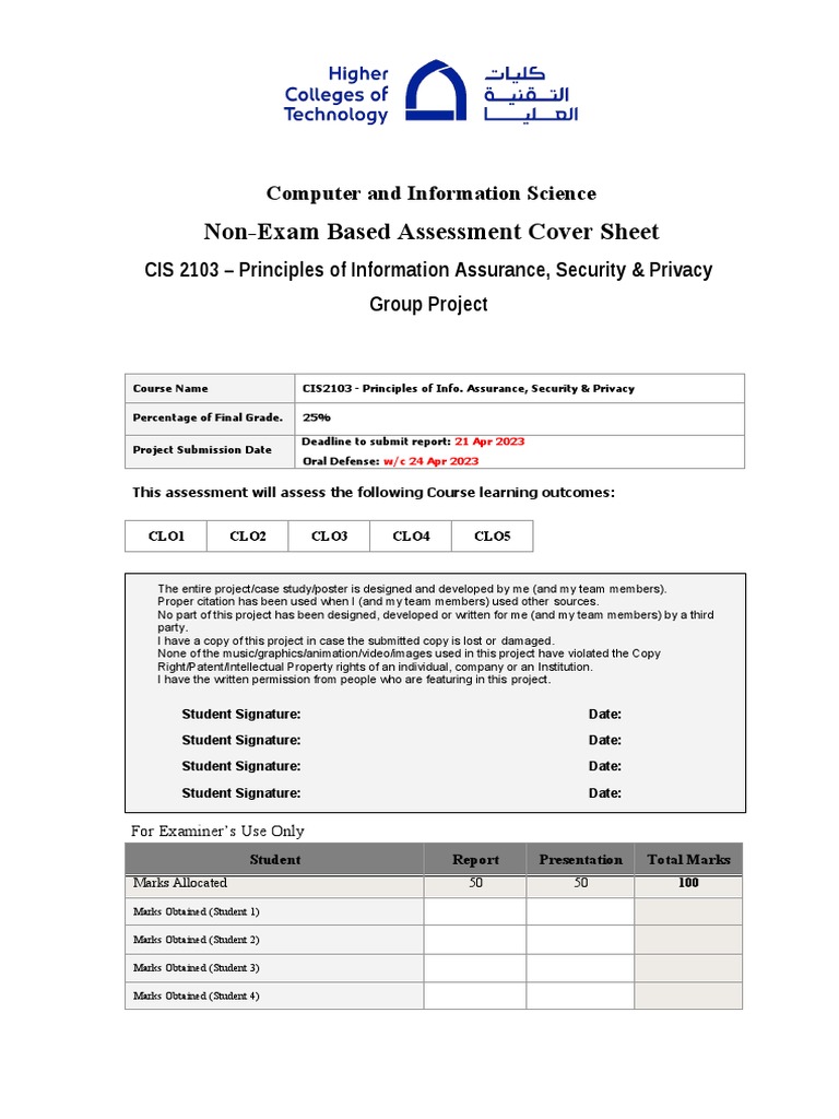 CIS2103-202220-Group Project - Final | Download Free PDF | Security | Computer Security