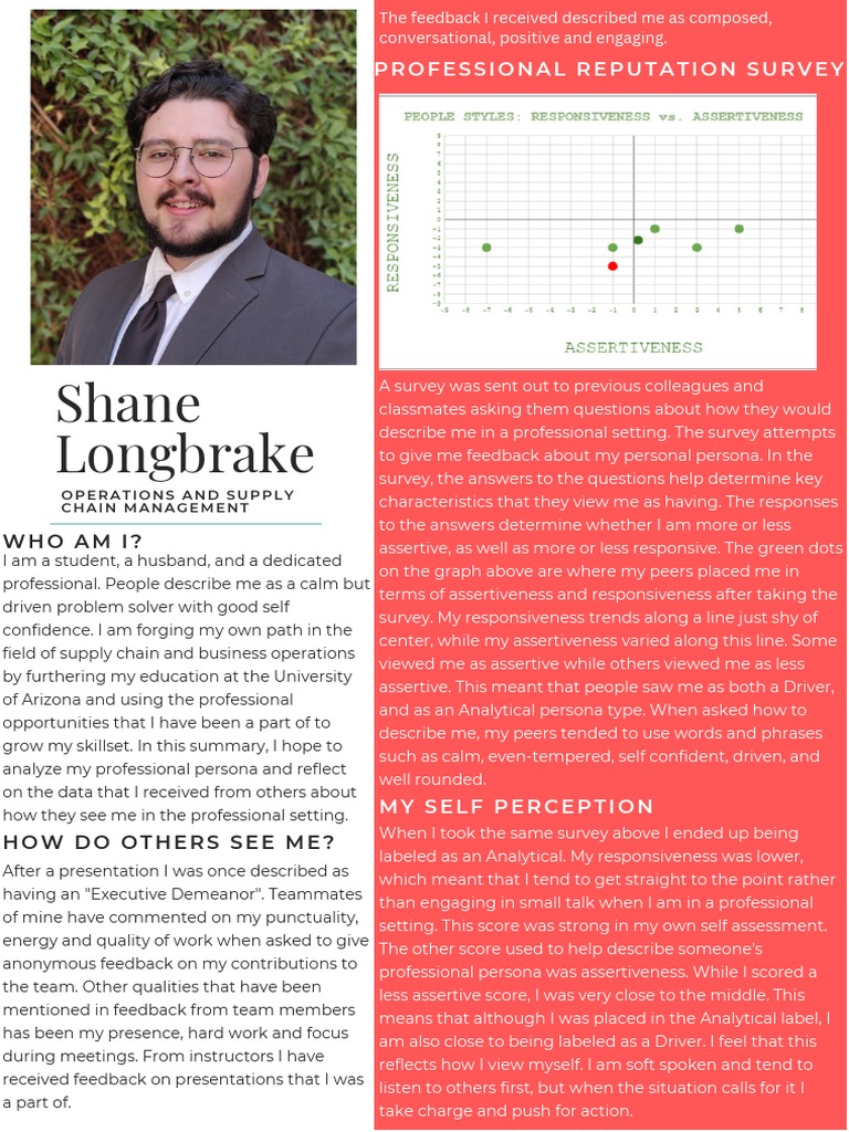Shane Longbrake Executive Summary | PDF | Communication | Credibility