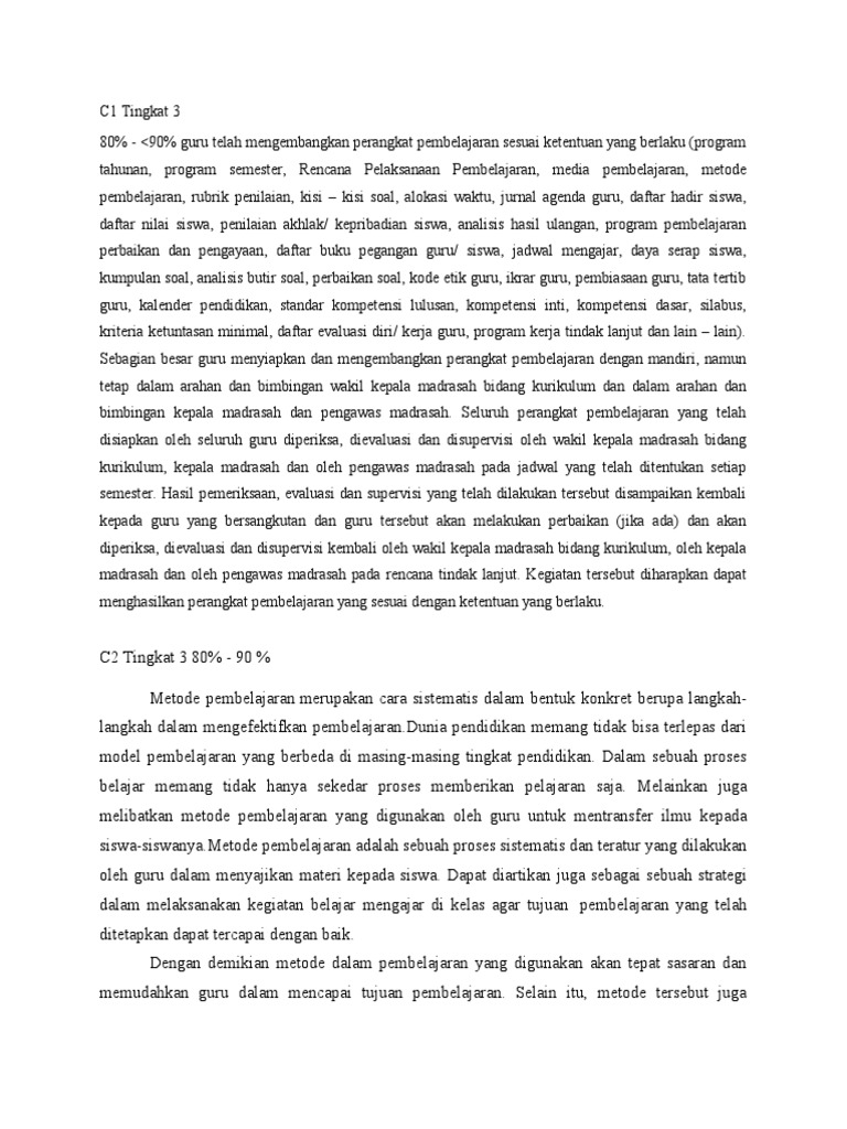 URAIAN Kode Soal C | PDF