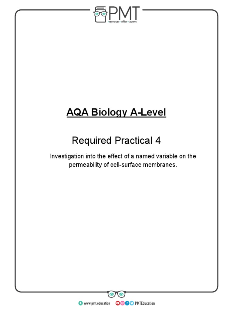 Beetroot Membrane Permeability Experiment | PDF | Cell Membrane | Water