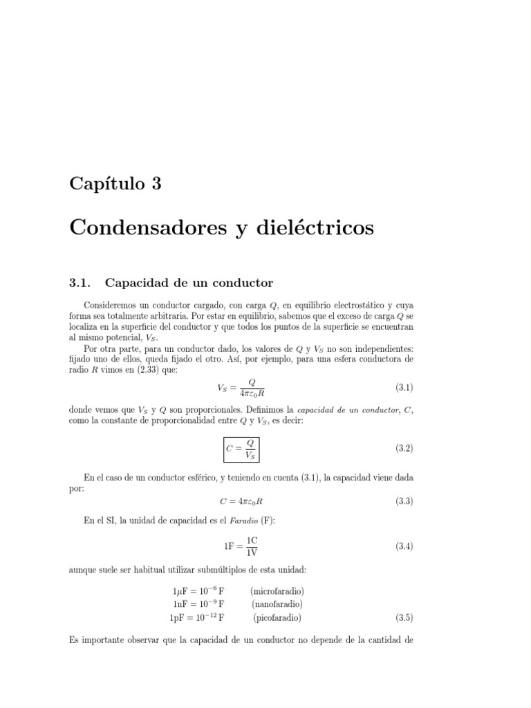 Tema 3 | PDF | Condensador | Dieléctrico