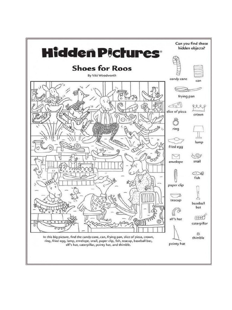 Latihan - Hidden Pictures | PDF