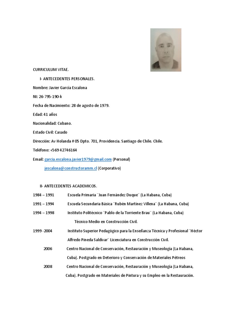 Javier Escalona | PDF