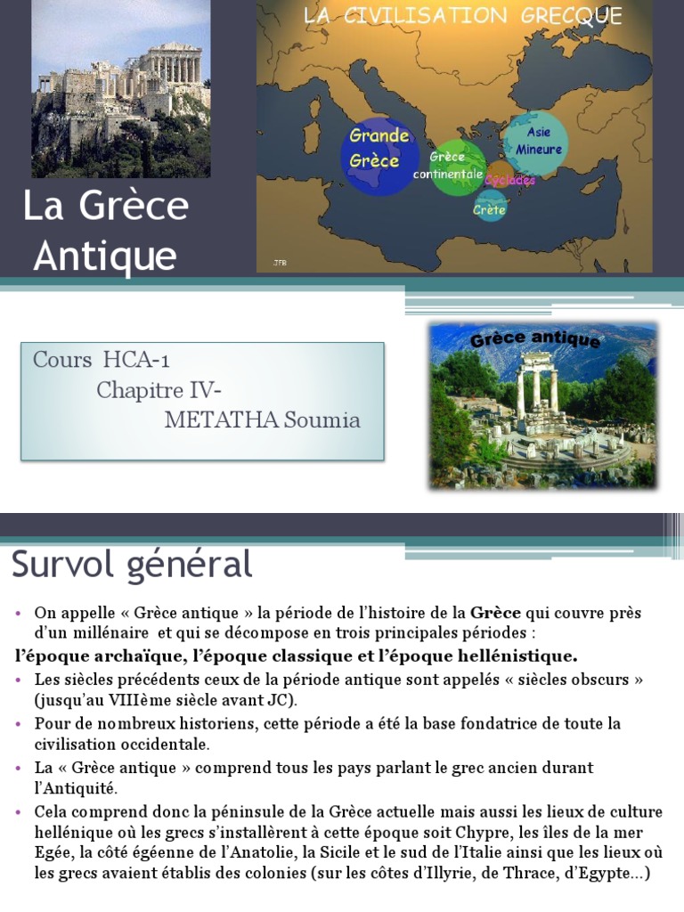 La Grece Antique 2 | PDF | Grèce ancienne | Civilisation mycénienne