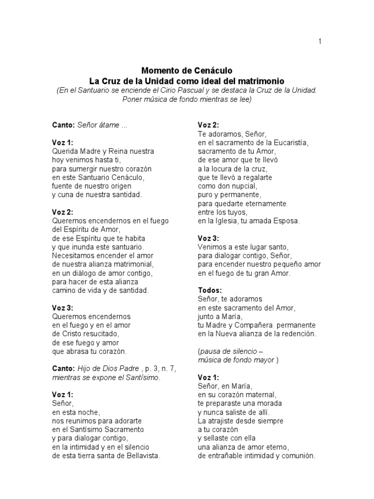 5 La Cruz Unidad S Mbolo Matrimonio PDF Eucarist a Amor