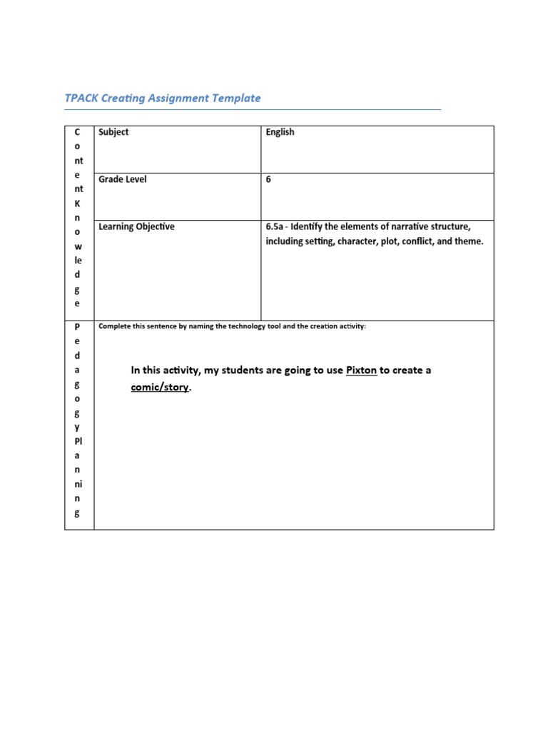 Tpack Lesson Shane Gallagher | PDF