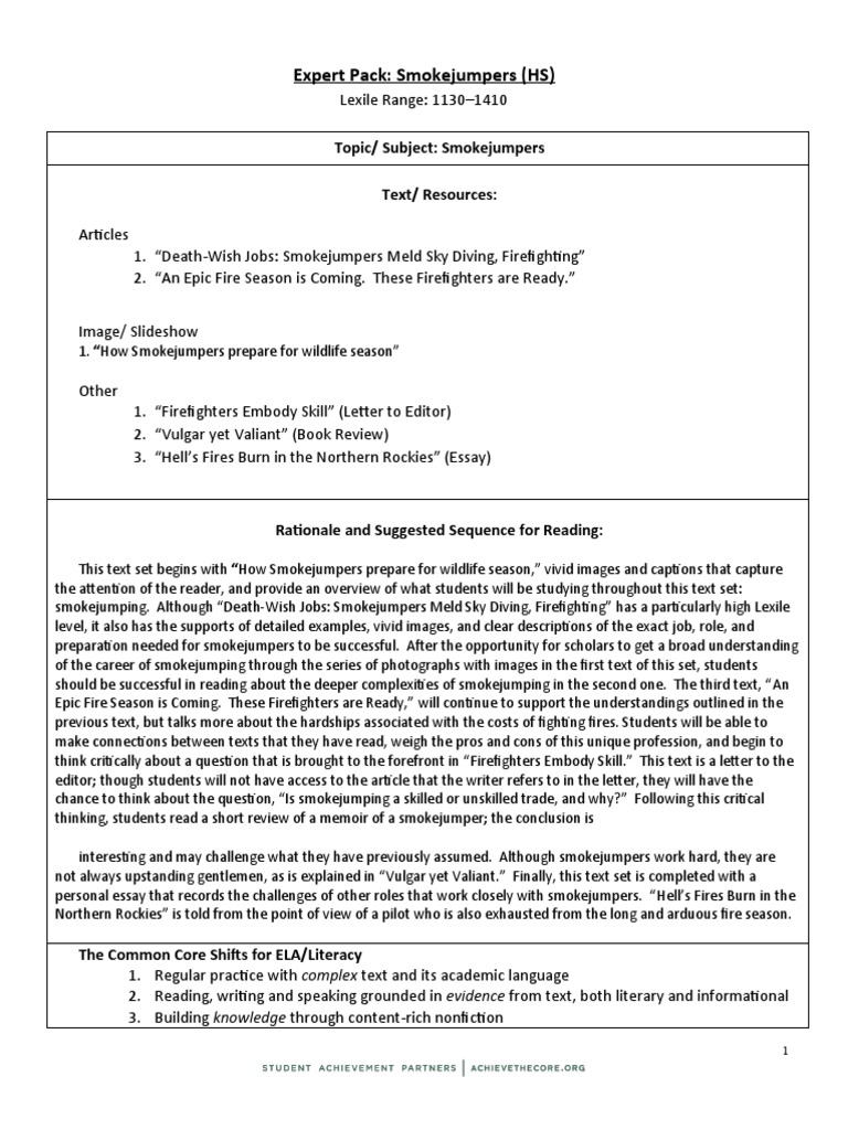 Smokejumpers (Upper) - Final | PDF Smokejumpers (Upper) - Final | PDF