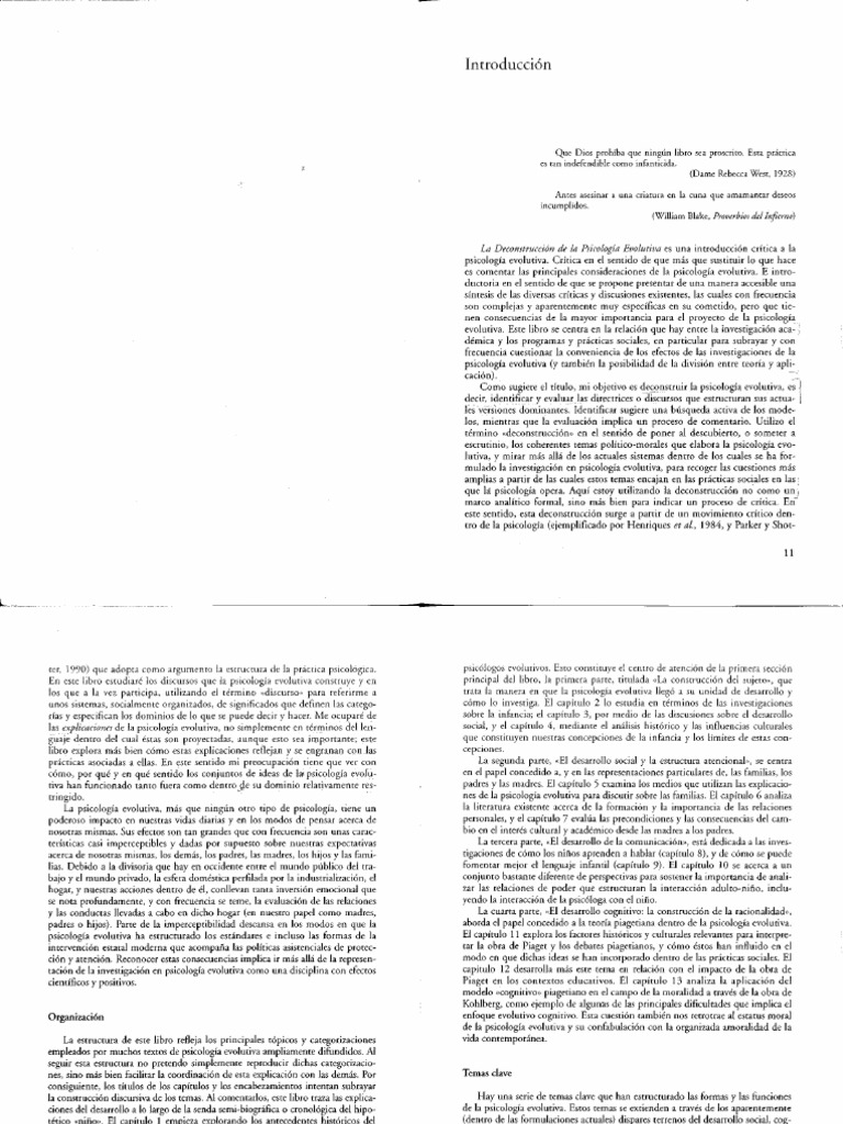 BURMAN, Erica (1998) - Introducción' y Los Orígenes'. en La ...