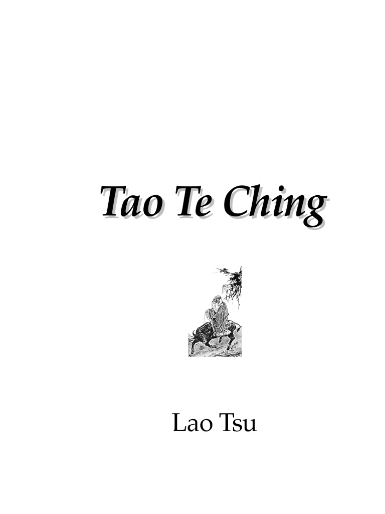 Tao Te Ching | PDF | Tao Te Ching | Laozi