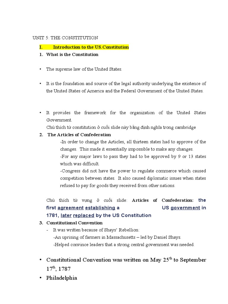 US Constitution Explained | PDF | Constitutional Amendment | Fourteenth ...