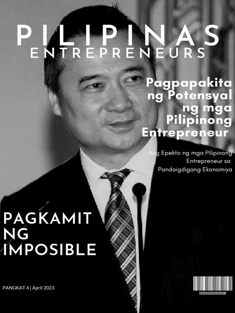 Entrepreneurs: Pilipinas | PDF