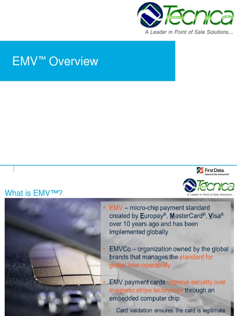 EMV Overview Tecnica | PDF | Emv | Personal Identification Number EMV Overview Tecnica | PDF | Emv | Personal Identification Number