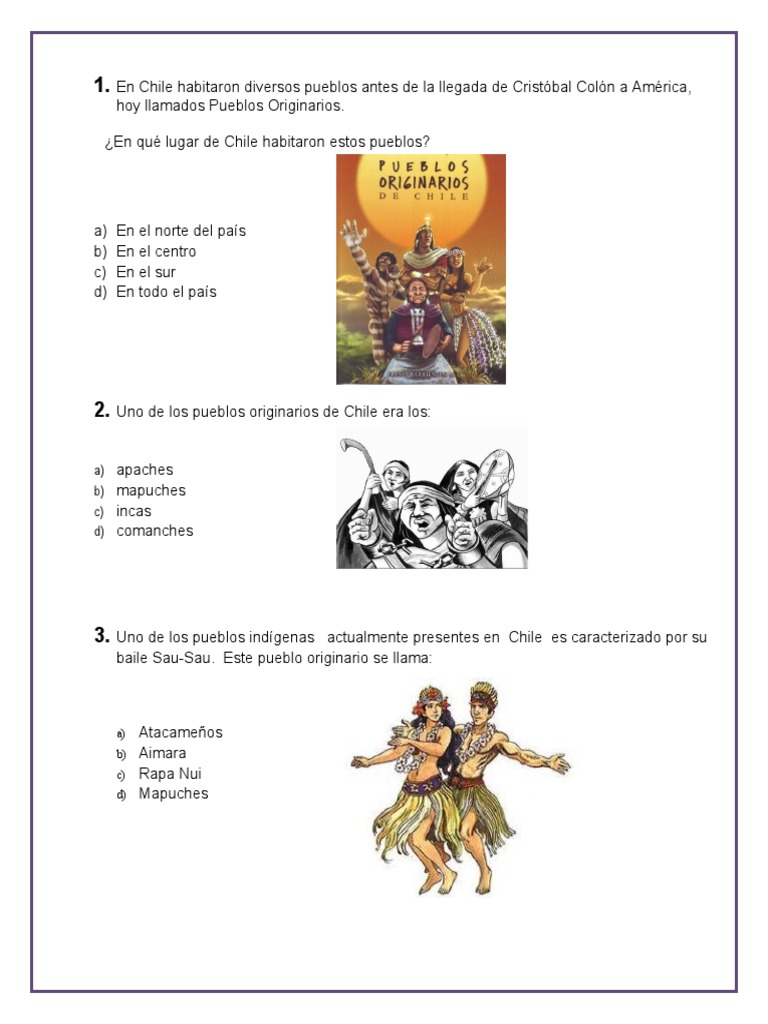 Diagnostico 2 Basico Historia | PDF | Chile | Américas