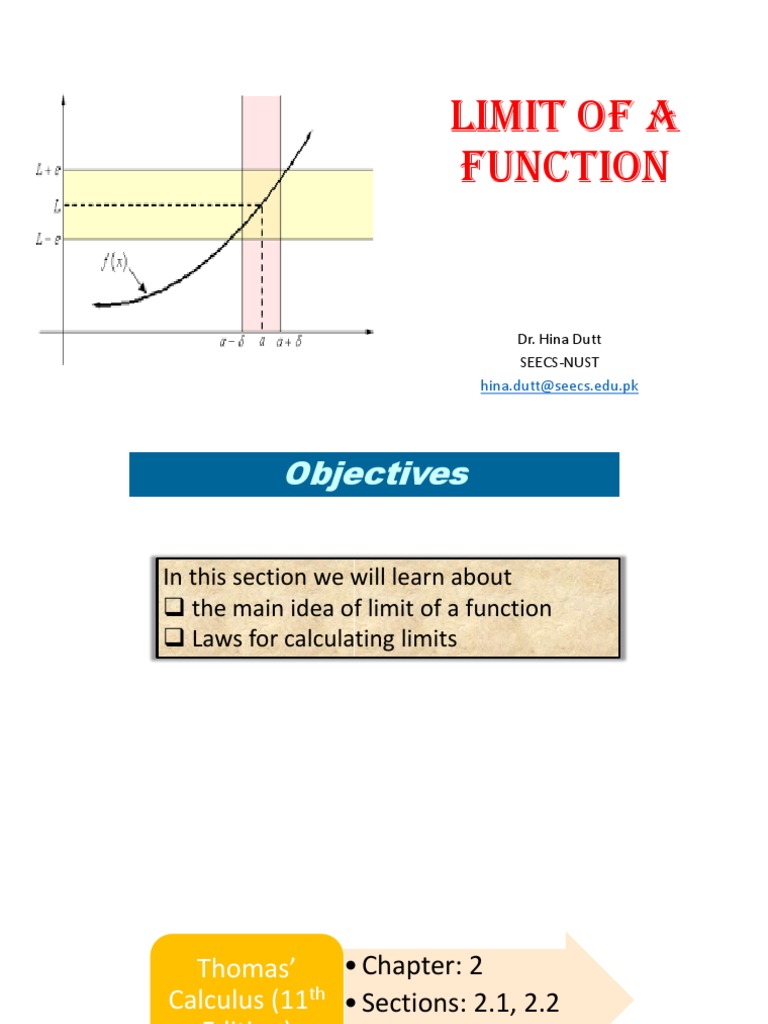 Limit Of A Function Pdf Function Mathematics Polynomial