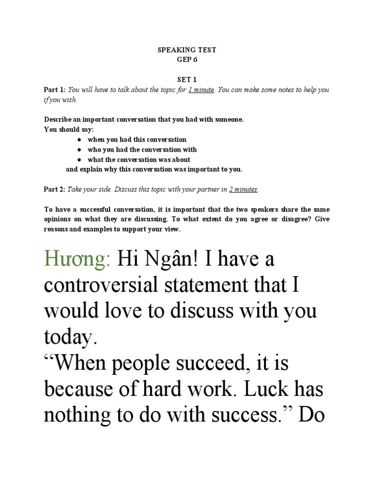 Hard Work vs. Luck in Success Debate | PDF | Luck | Conversation