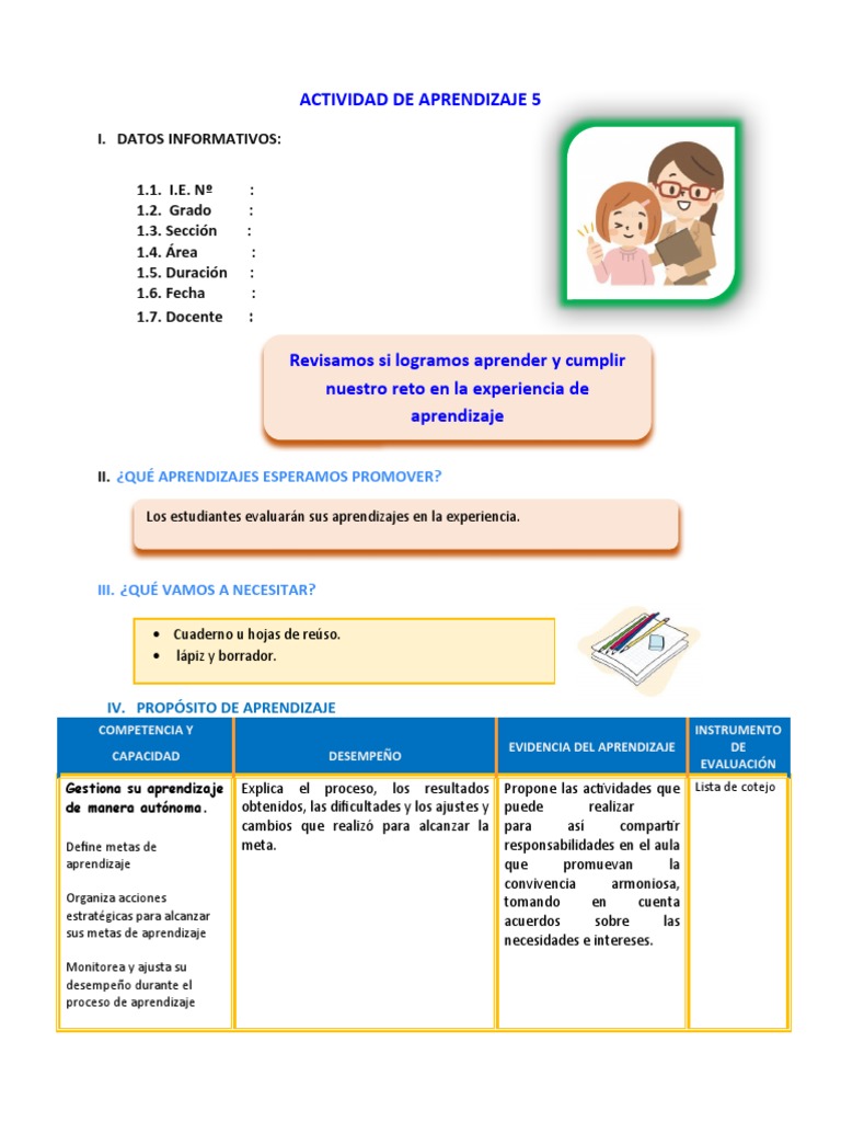 Evaluación aprendizaje | PDF | Evaluación | Aprendizaje