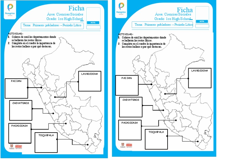 Área: Ciencias Sociales Grado: 1ro High School Área: Ciencias Sociales ...