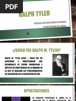 Modelo Curricular de Ralph Tyler | PDF | Evaluación | Plan de estudios