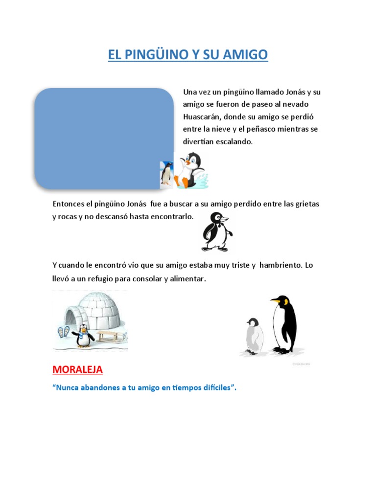 El Pingüino y Su Amigo | PDF