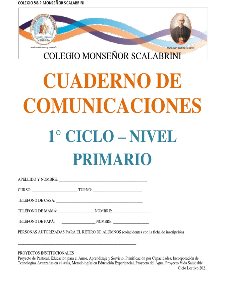 Cuaderno de Comunicación | Descargar gratis PDF | Enseñando | Lesión