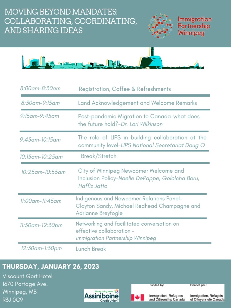 IPW Winnipeg Learning Conference 2023 Schedule | PDF | Social Science | Self-Improvement