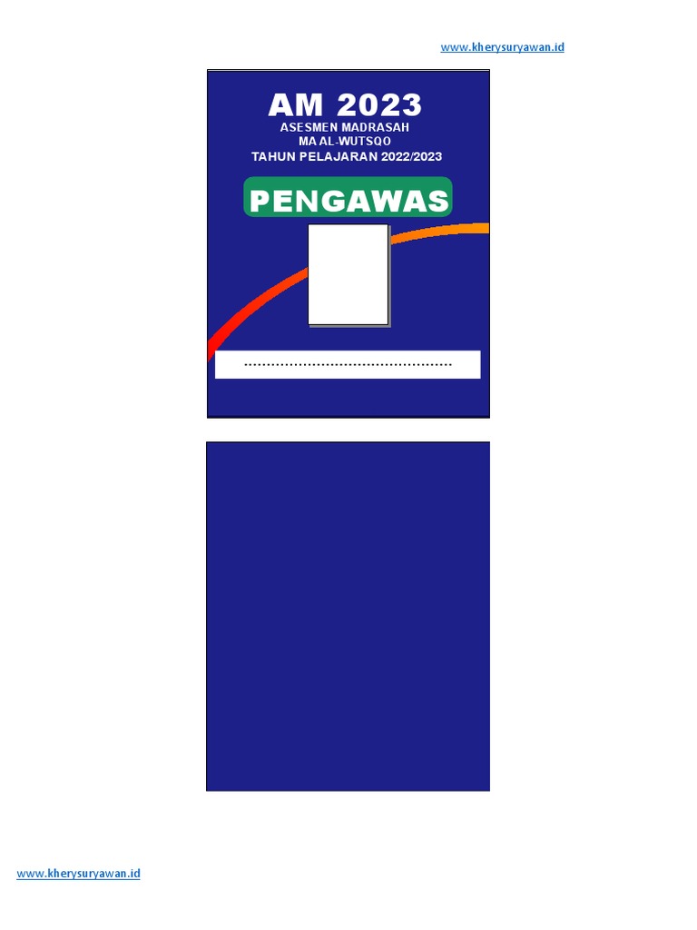 1 - ID Card Pengawas Anbk 2021 - WWW - Kherysuryawan.id | PDF