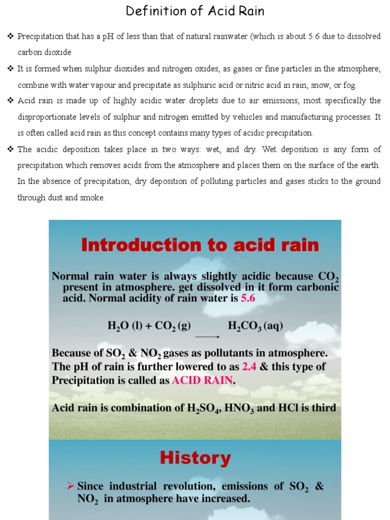 UNIT 2 - Acid Rain | PDF