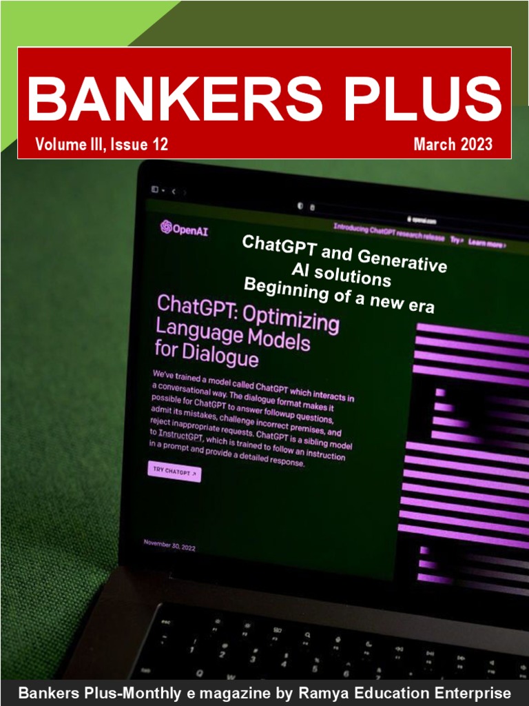 Bankers Plus March 2023 | PDF | Reserve Bank Of India | Banks