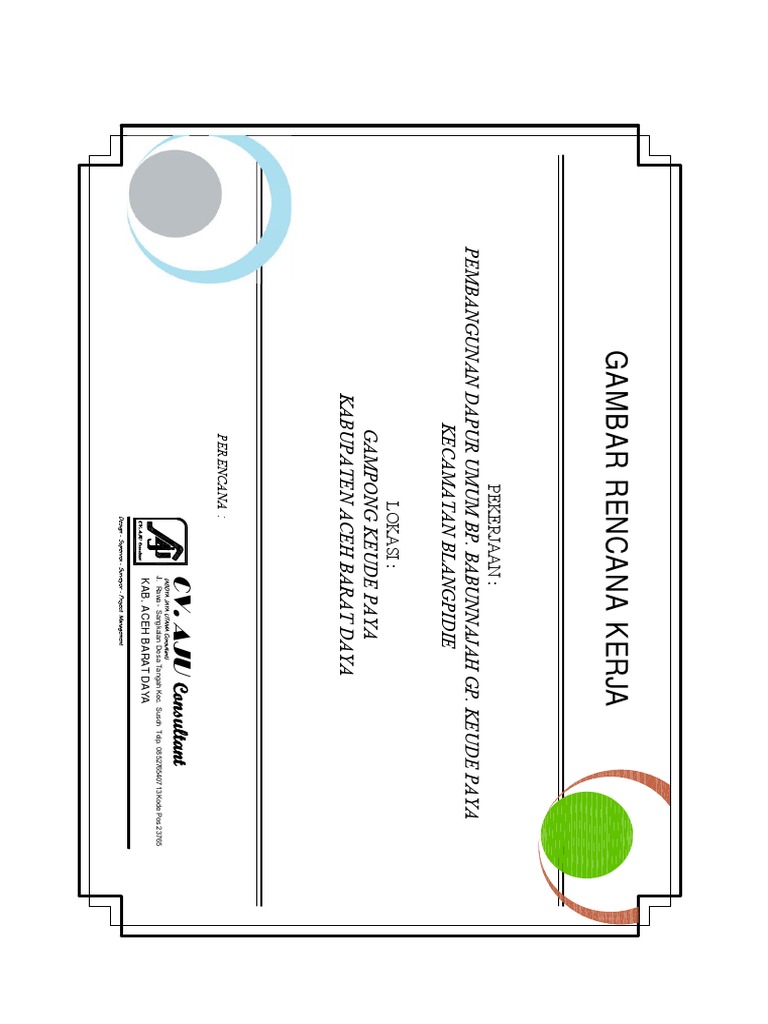 Pembangunan Dapur Umum BP - Babunnajah | PDF