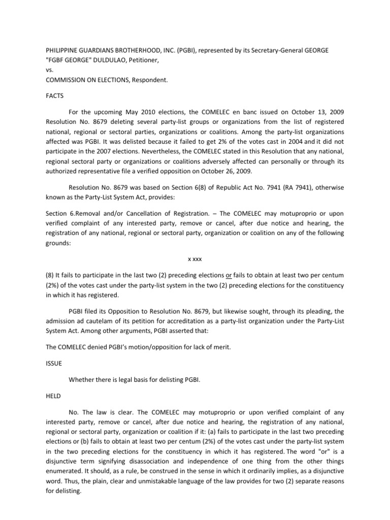 Case Digests STAT CON | PDF | Politics | Social Science