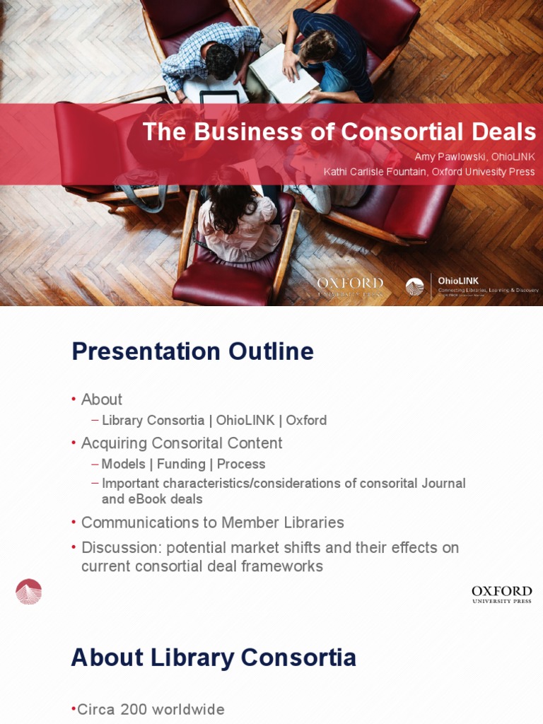 The Business of Consortial Deals: Amy Pawlowski, Ohiolink Kathi ...