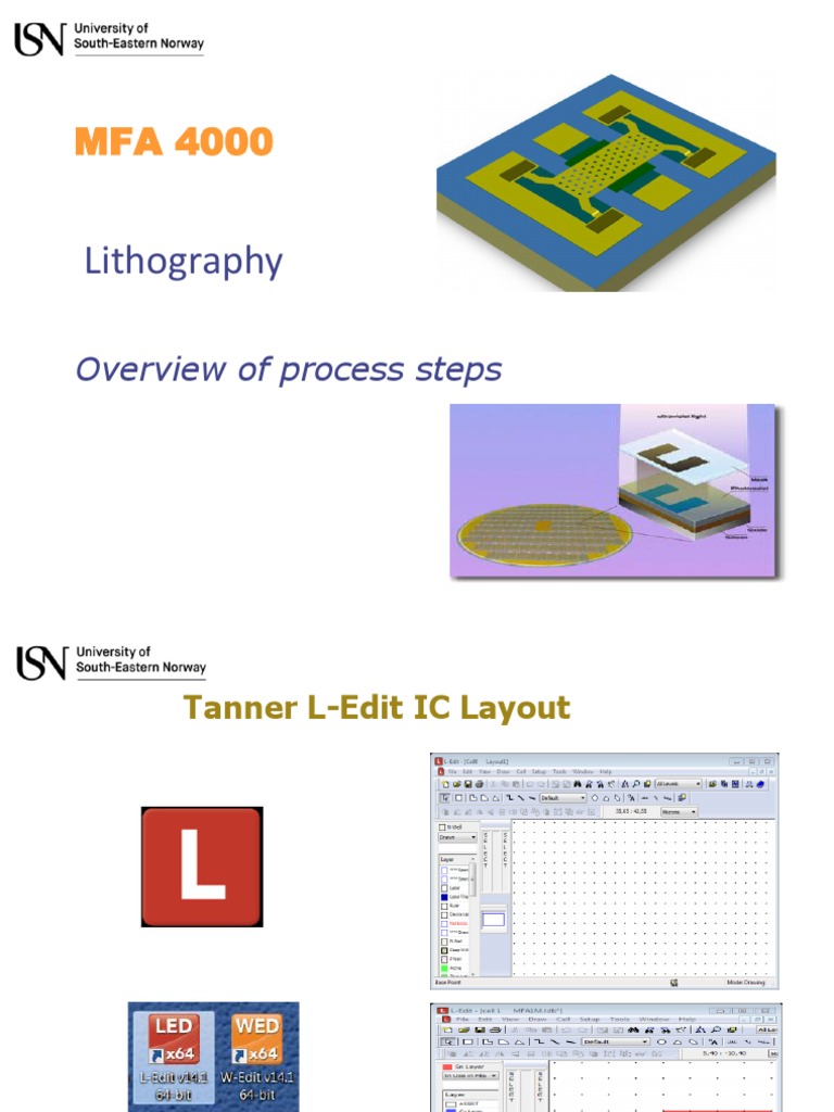 Lithography: Overview of Process Steps | PDF | Photolithography | Chemistry