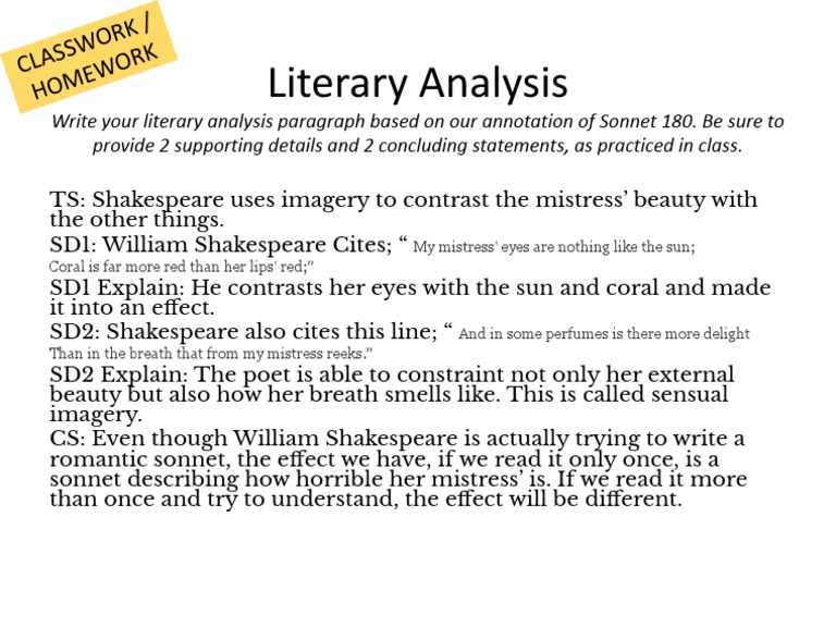Analysis of Shakespeare's Sonnet 180 | PDF