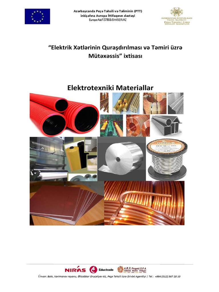 Elektrotexniki Materiallar: "Elektrik Xətlərinin Quraşdırılması VƏ ...