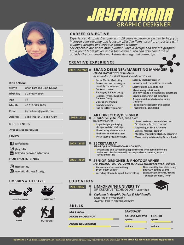 Jayfarhana: Graphic Designer | PDF | Graphic Design | Communication