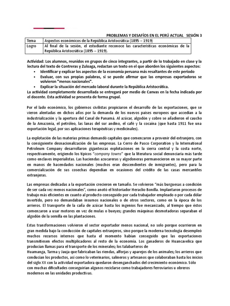 Problemas y Desafios en El Perú Actual | PDF | Perú | Economias