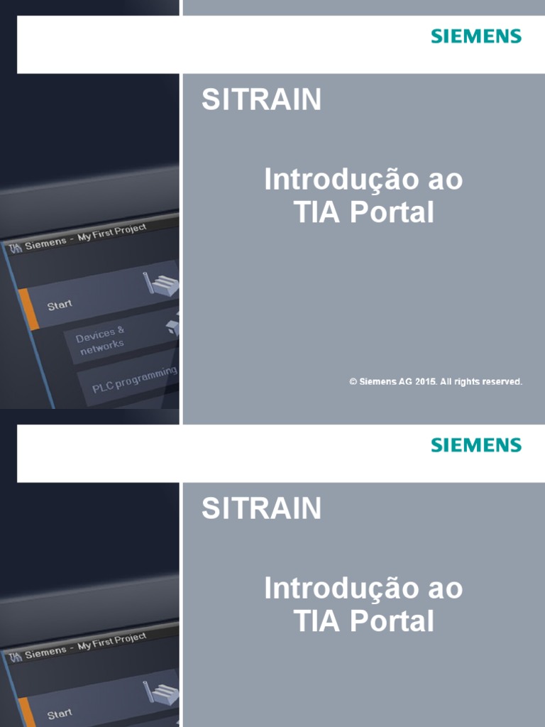 Tia Pro1 02 Introdução Ao Tia Portal Bra Pdf Vmware Janela