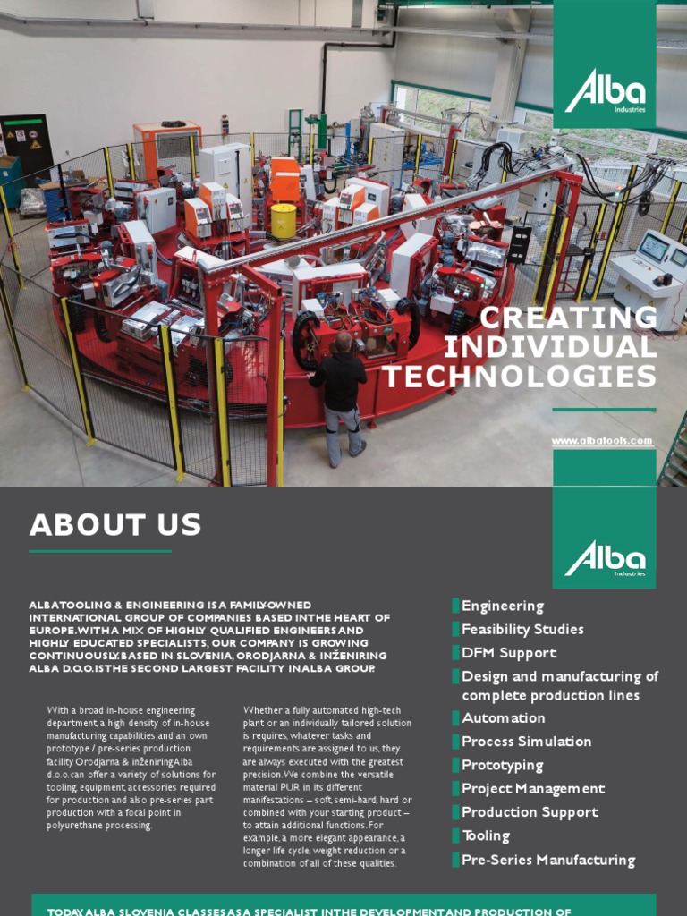 Alba Industries Presentation | PDF | Polyurethane | Engineering