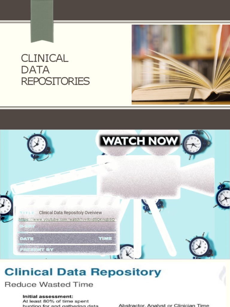 Lesson 13 Clinical Data Repositories | Download Free PDF | Data | Databases