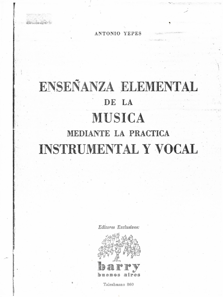 Enseñanza Elemental de La Musica Mediante La Practica Instrumental y ...